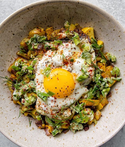 Summer Squash Hash - by Carina Wolff - good mood food