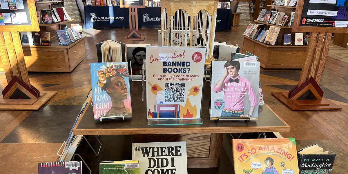 Lewd Books on Display - Loutit Library