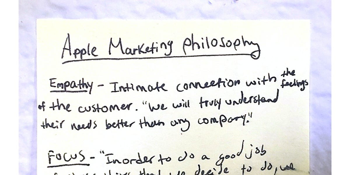 Issue #001 - The Three Principles That Always Drove Apple