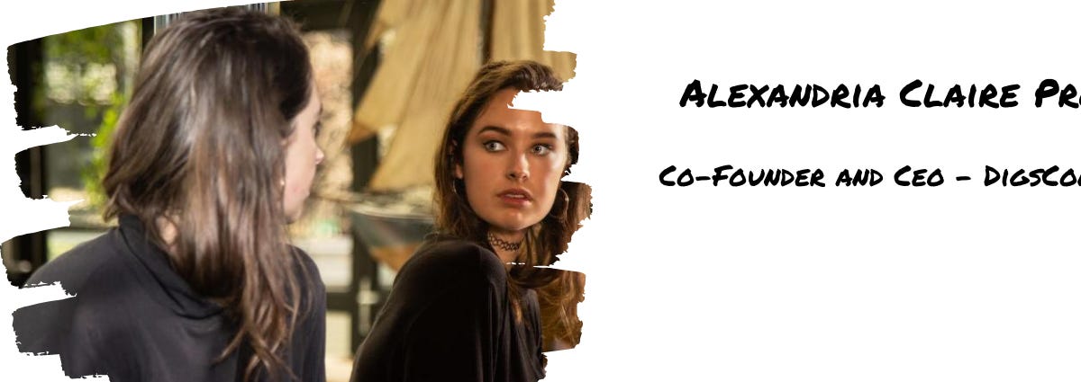 Alexandria Claire Procter, Co-Founder & CEO of DigsConnect.com