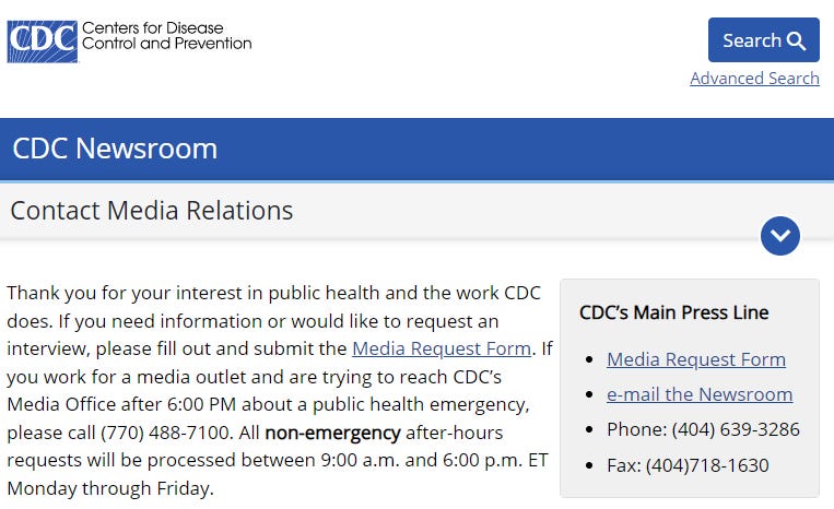 I formally asked the CDC to answer a few easy questions