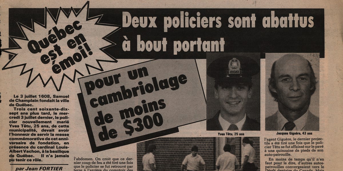 Le meurtre des policiers | Allo Police | Juillet 1985
