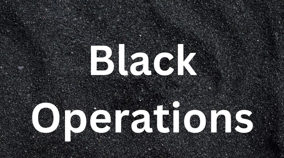 Black Operations - Lies are Unbekoming