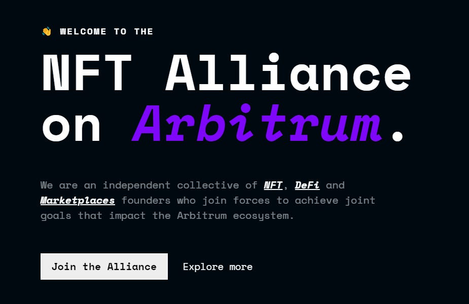The Arbitrum NFT scene - by William M. Peaster