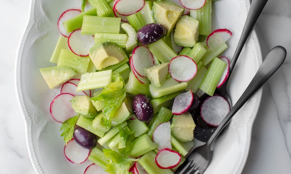 Apio con Palta (Avocado Celery Salad) by Pilar Hernandez & Eileen Smith