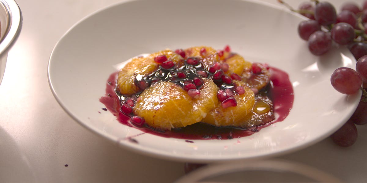 Oranges in Red Wine Sauce - Longer Tables with José Andrés