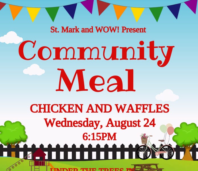Community Meal - by David Webb - The St. Mark Circle