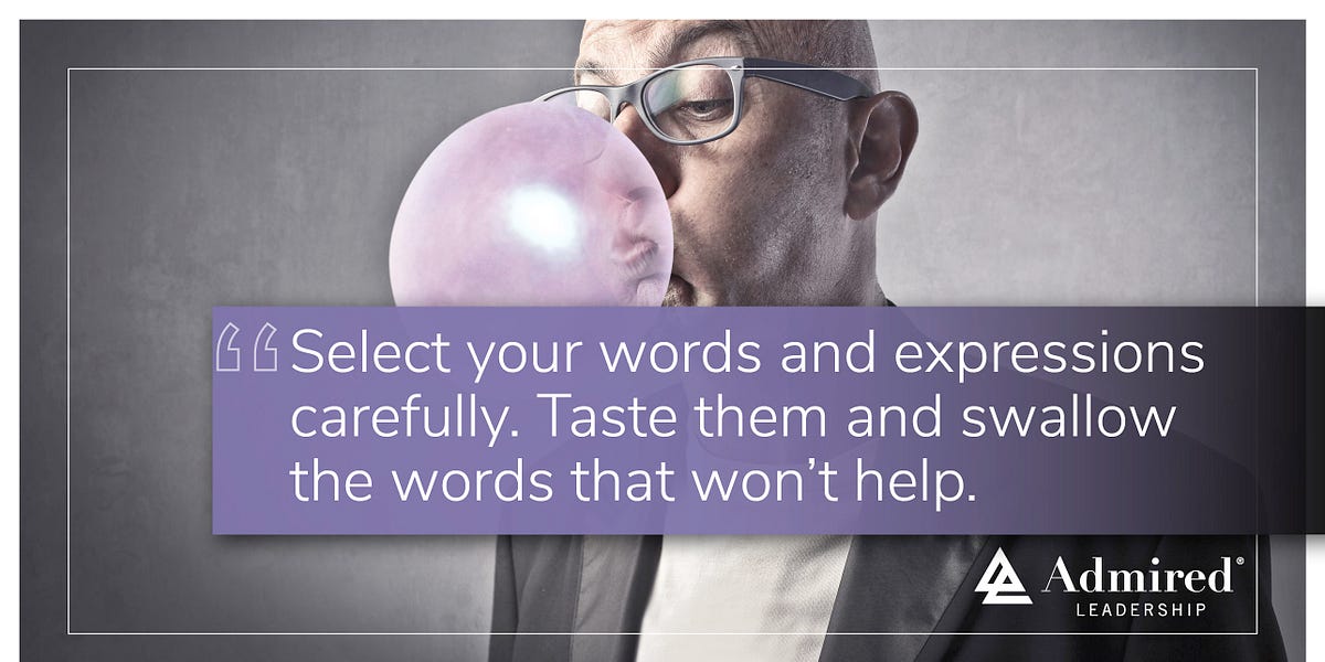 Taste Your Words Before You Spit Them Out