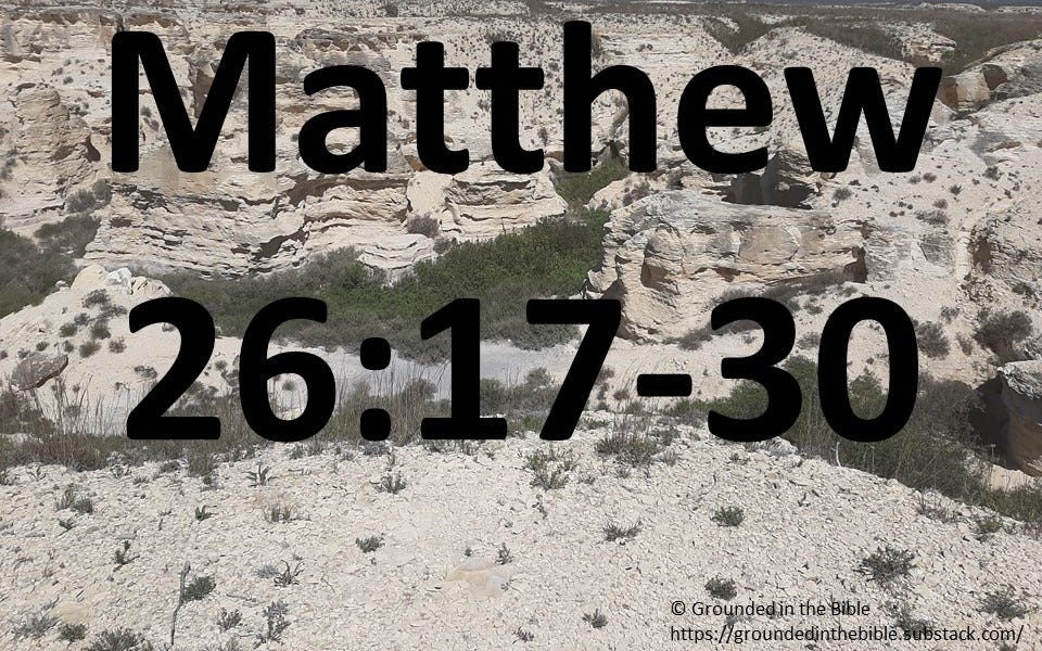 Matthew 26:17-30: The Last Supper - by Karen Hoffman