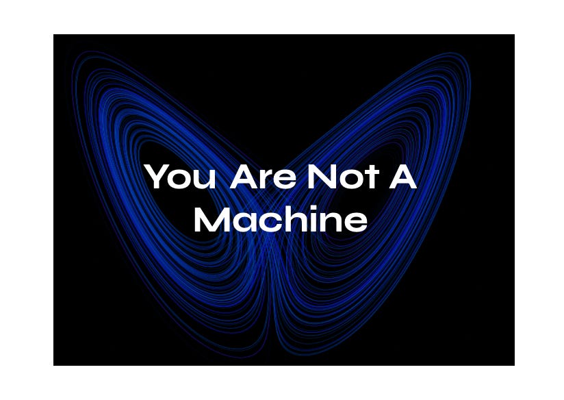 You Are Not A Machine - On Human Performance by Evan Peikon
