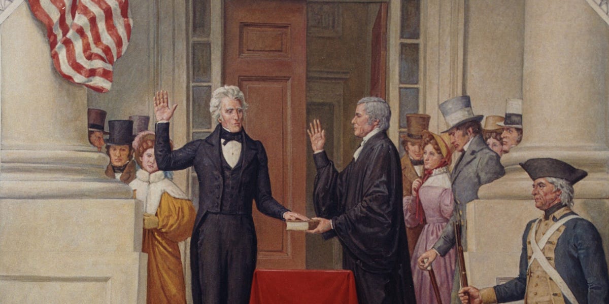 TDIH: Andrew Jackson's inauguration