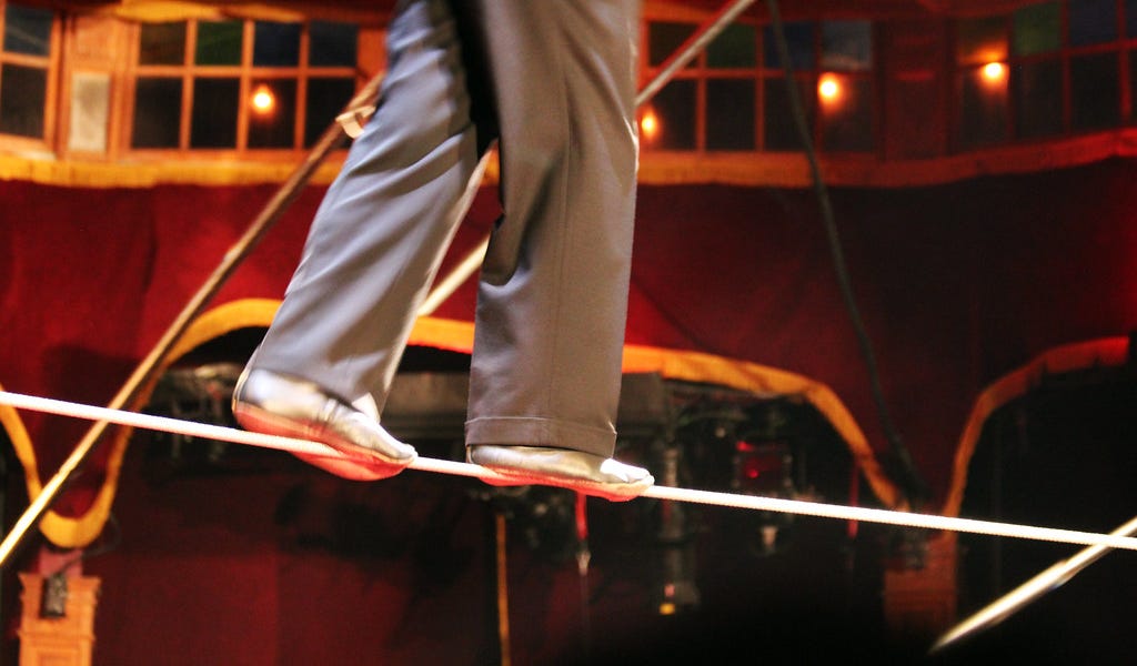 26: How to not fail in your new role as tight-rope walker