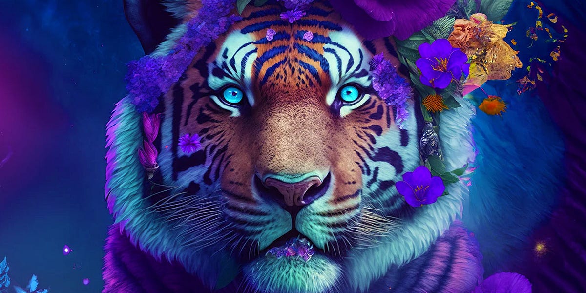 Excellent AI art on the first try - by Eva Rtology