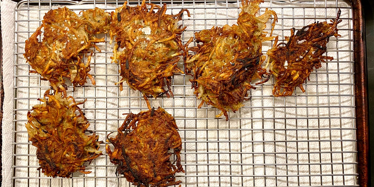 RECIPE: My Mom's Latkes - by Ben Mandelker - NBD Fancy
