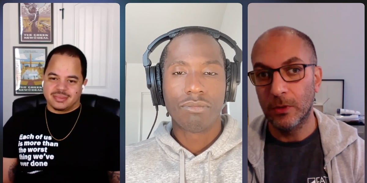 Professors Babak Somekh and Carl Suddler - by Jarod Hector