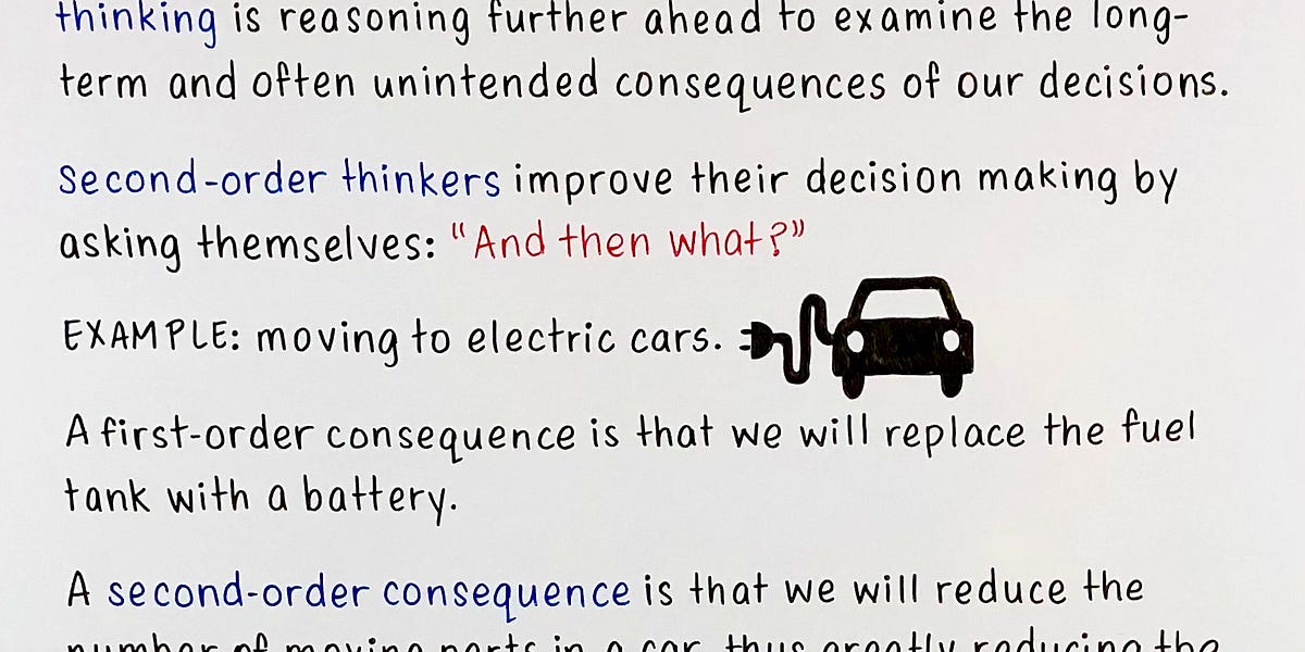 Mental Models: Second-Order Thinking - by Danny Sheridan