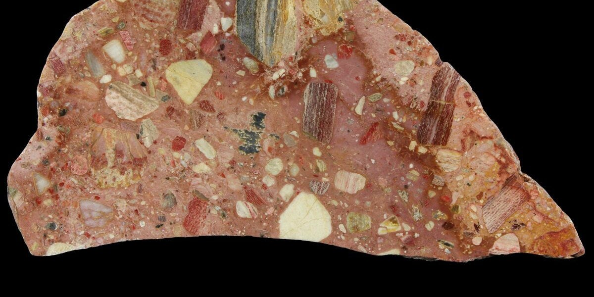 Breccia, the rock. - by Ruth Allen, PhD (MNCPS Accred)