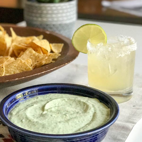 Roasted Hatch Chile Avocado Dip - by Reba Toloday