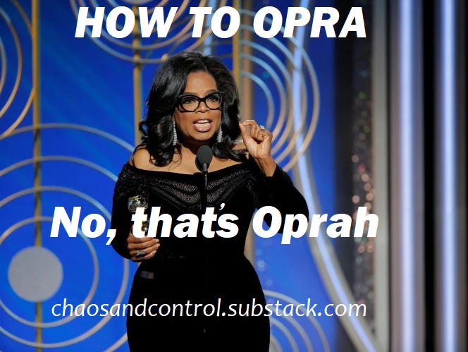 HOW TO OPRA - by Mathgoddess and NJ Project Research