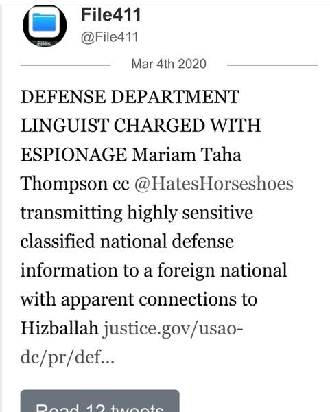 Mariam Taha Thompson - sentenced to 23 years