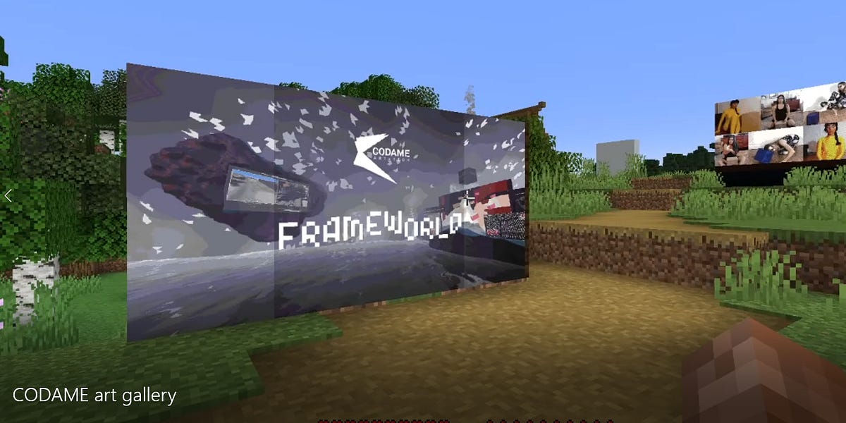 Explore FRAMEWORLD on Minecraft - CODAME ART+TECH
