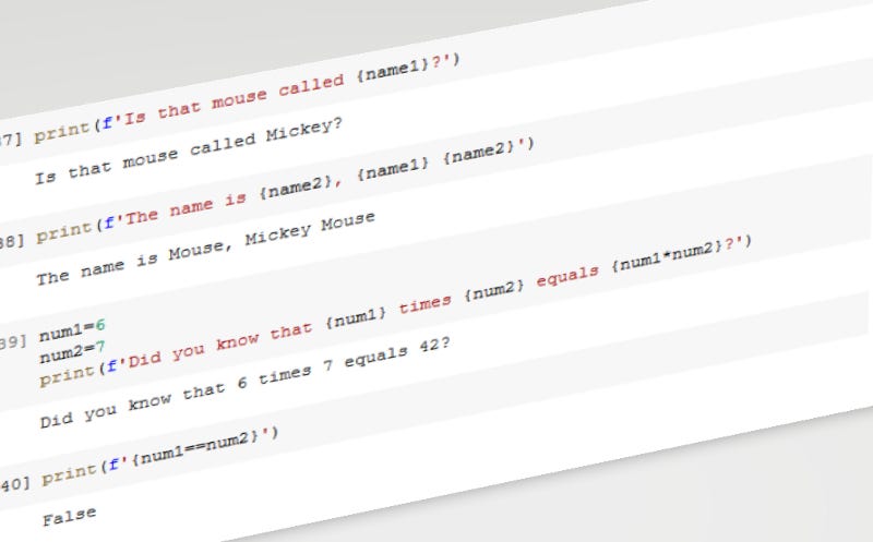 String Formatting in Python3 - by Alan Jones
