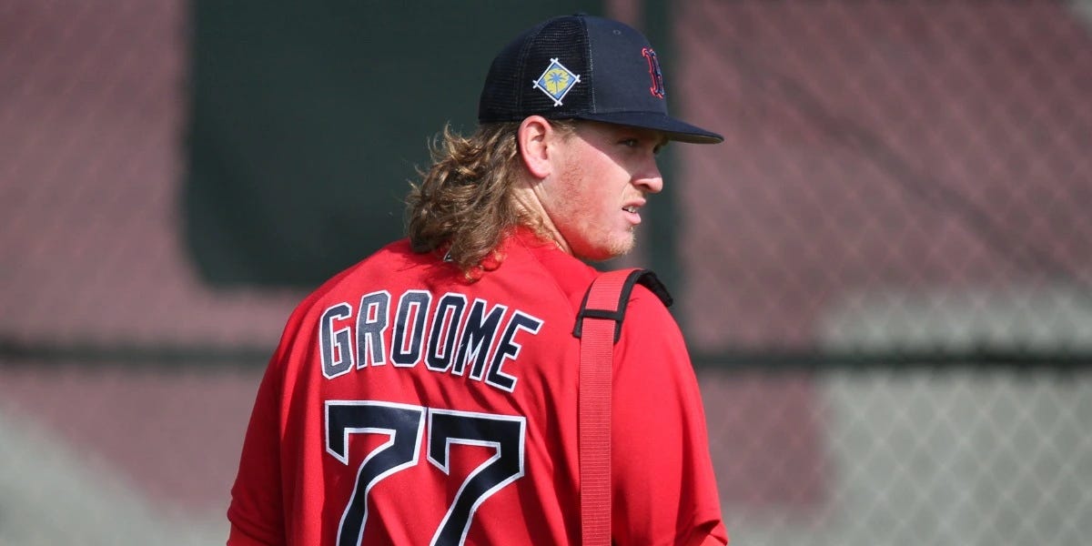 Red Sox left-handed prospect Jay Groome dominates Somerset