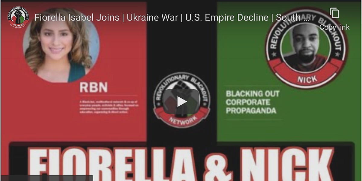 .@FiorellaIsabelM Joins RBN | #Ukraine War | U.S. Empire Decline ...
