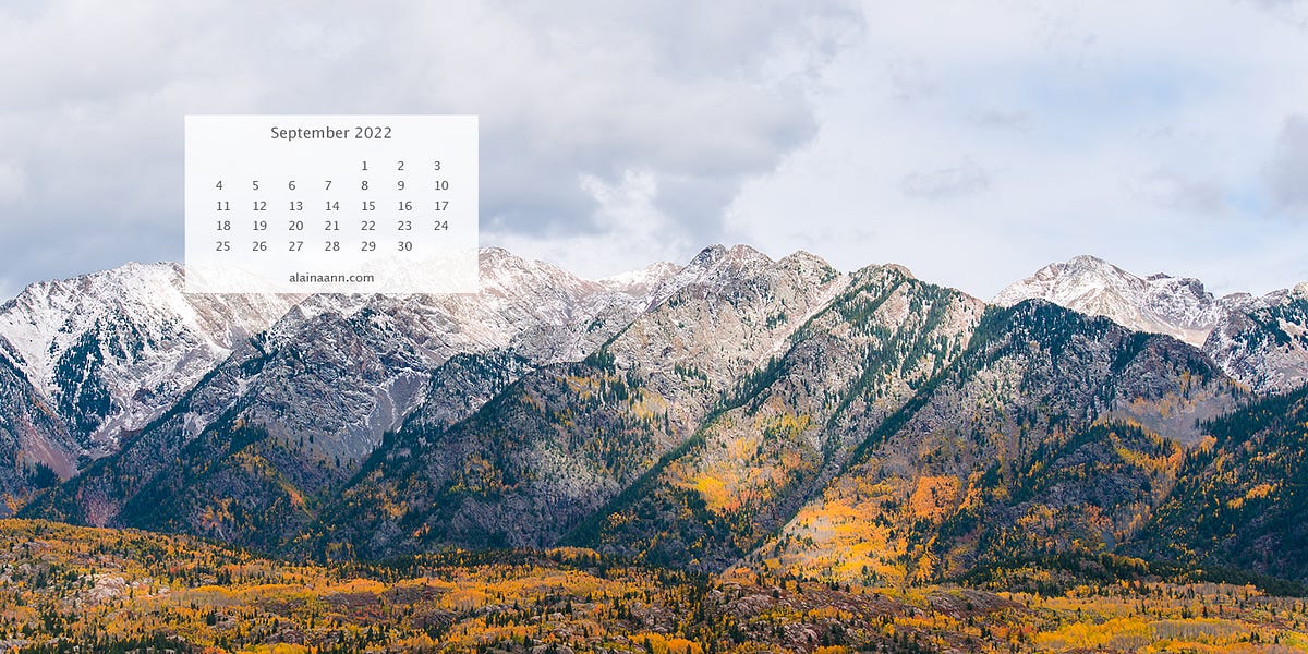 September 2022 - Alaina Ann