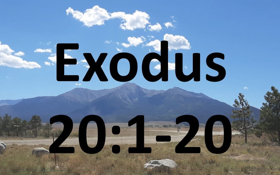 Exodus 20:1-20: 10 Commandments - by Karen Hoffman