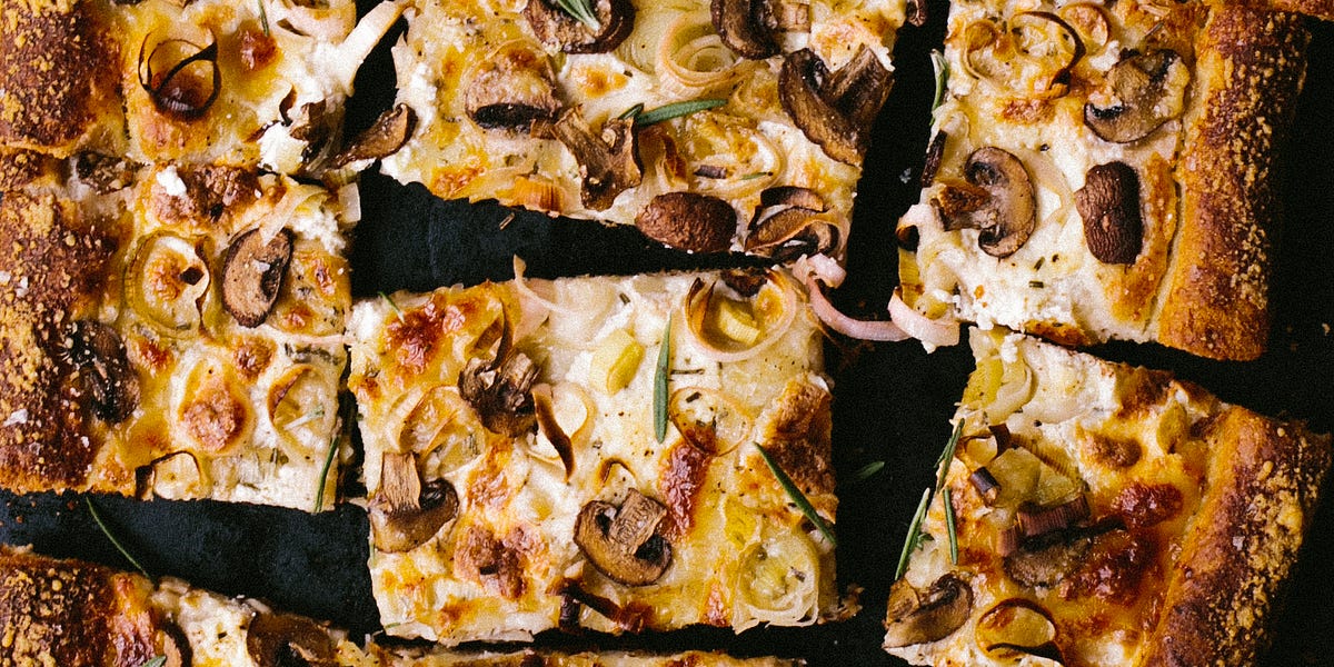 Sheet Pan Stuffed Crust Pizza - by Ash Rodriguez