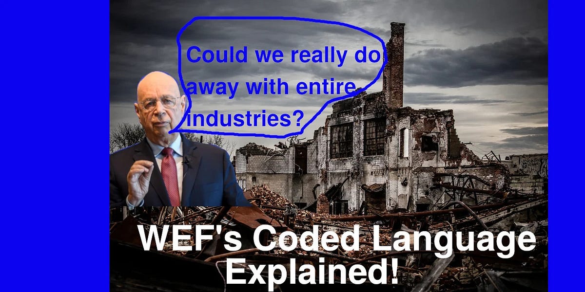 WEF Uses CODED LANGUAGE to Communicate Unthinkable Plans