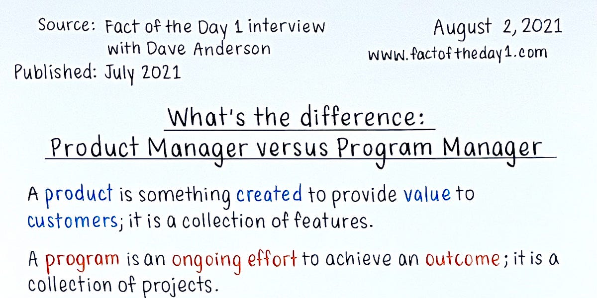August 2: What’s the difference: Product Manager versus Program Manager