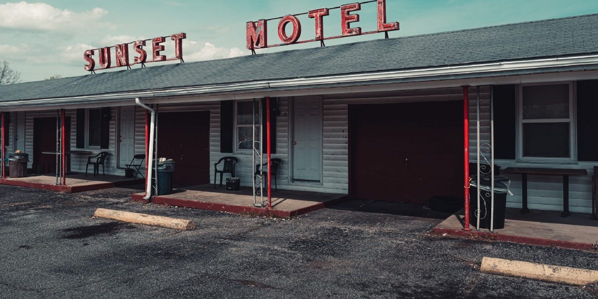 Motel Blues - by Connie Wilburn - Connie After Dark