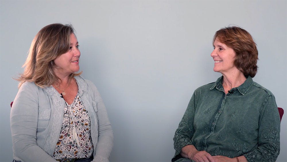 Jennifer and Rachel - by Diane Porter