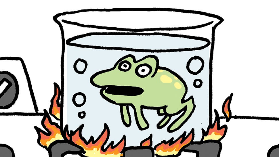 Boiling Frogs, All the Way Down - by Ruben Bolling
