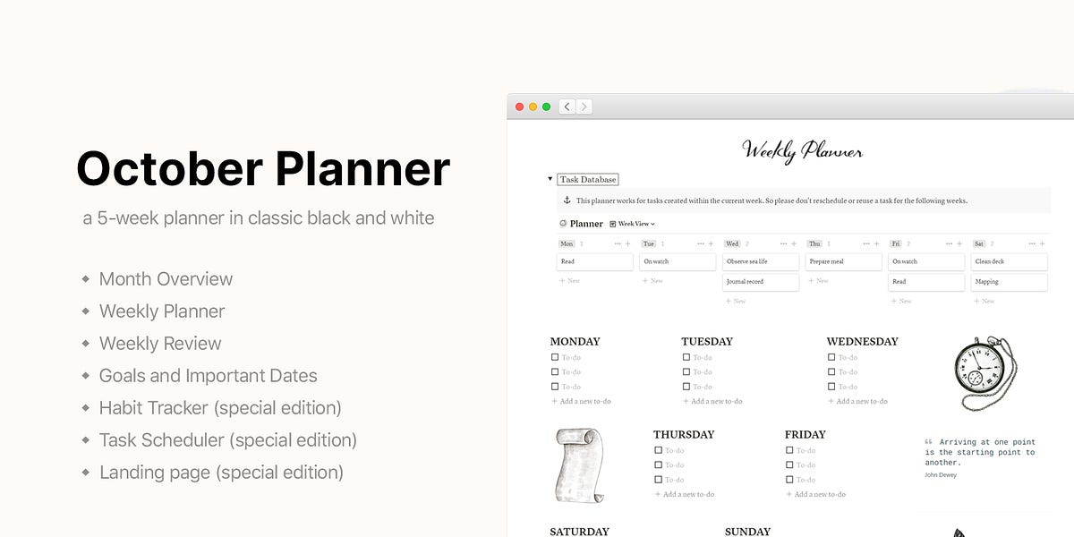 Notion Bullet Journal: Template #1 - Chii's Studio