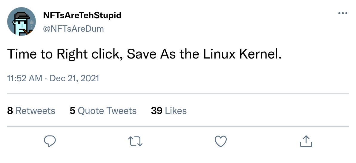 Linux Foundation releases Linux as NFT - by Bryan Lunduke