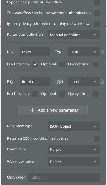 How to loop through a list of items using Bubble
