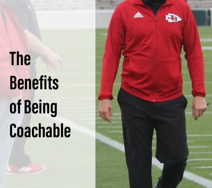 The Benefits of Being Coachable - The Team Room