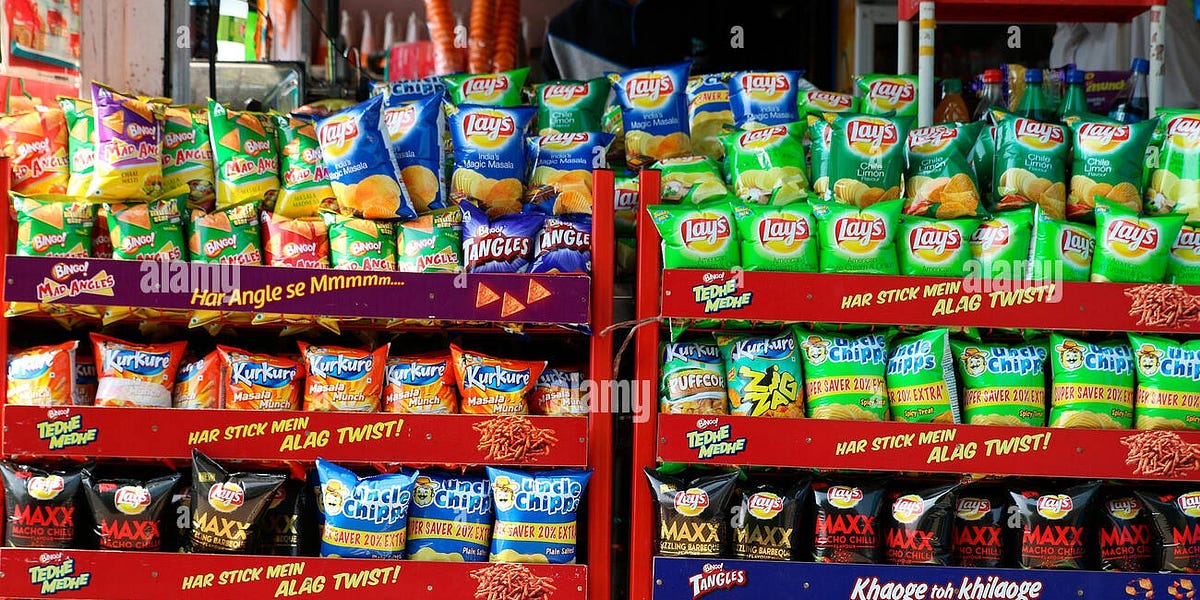 Why sometimes lays are available in 30 rupees pack?