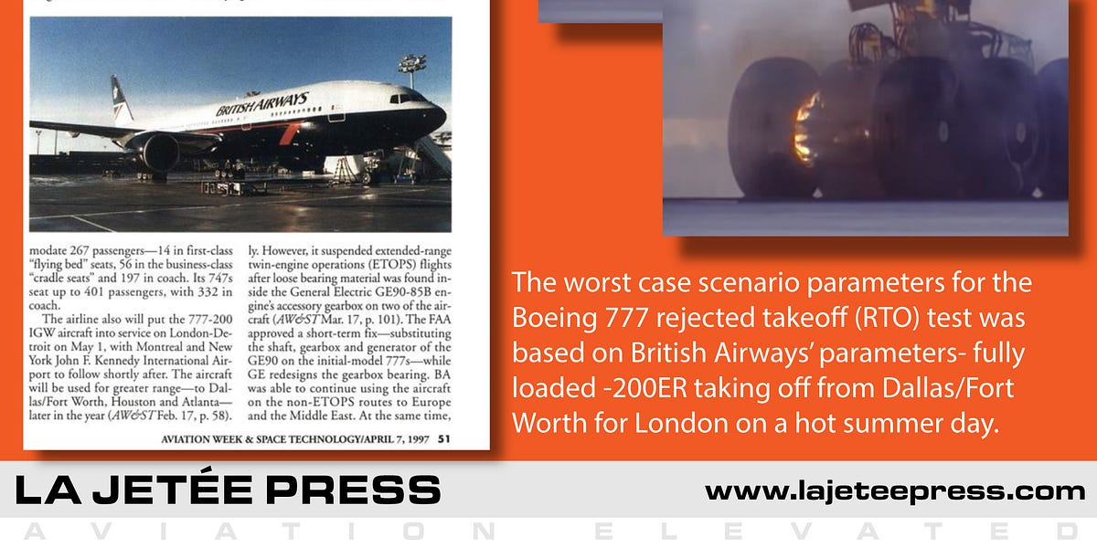 The Boeing 777 Worst Case Rejected Take-Off Test: Dallas/Fort Worth