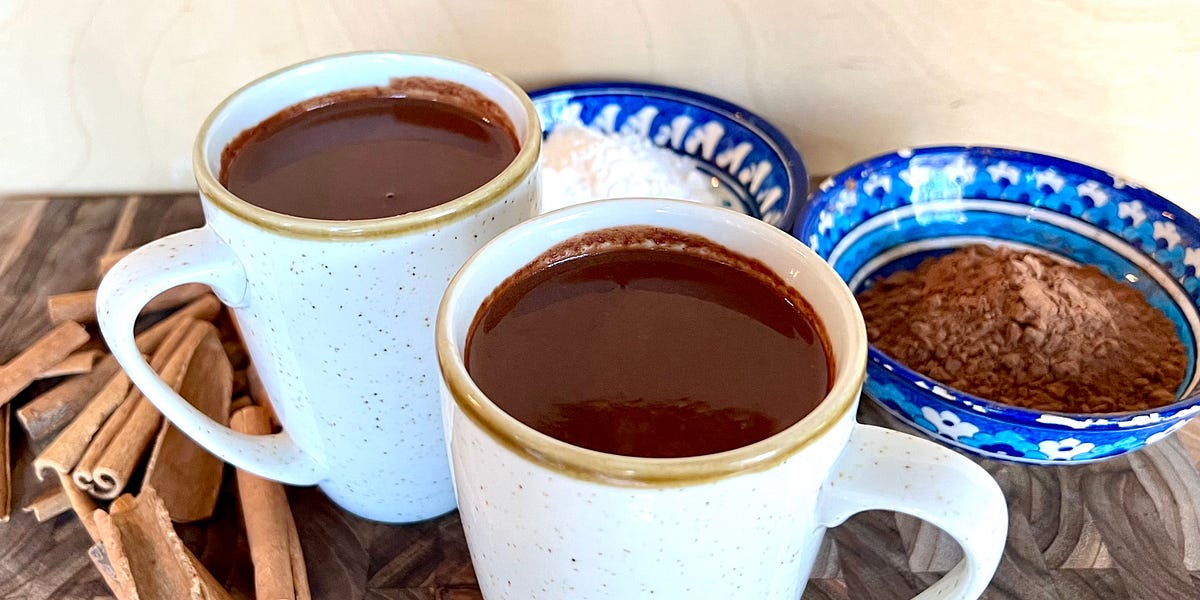 Boozy hot chocolate for a winter weekend