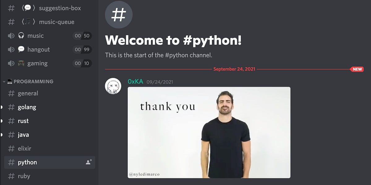 WeBuild Discord Update: #python channel & Mid-Autumn cake AirDrop