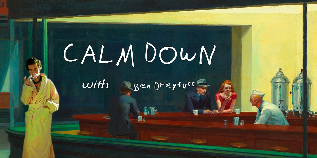 A personal note about my Substack... - by Ben Dreyfuss