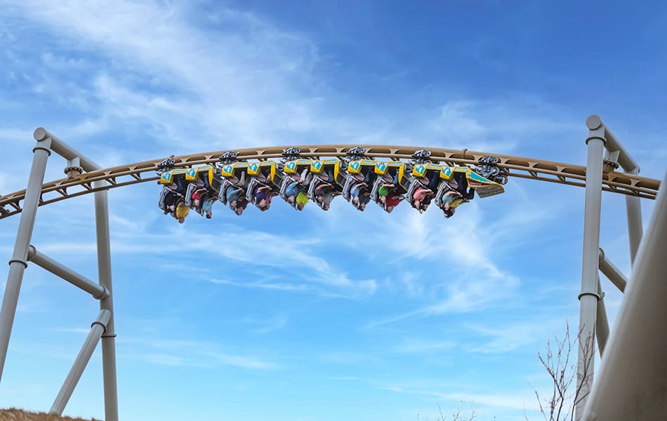 The pantheon of coasters at Busch Gardens Williamsburg