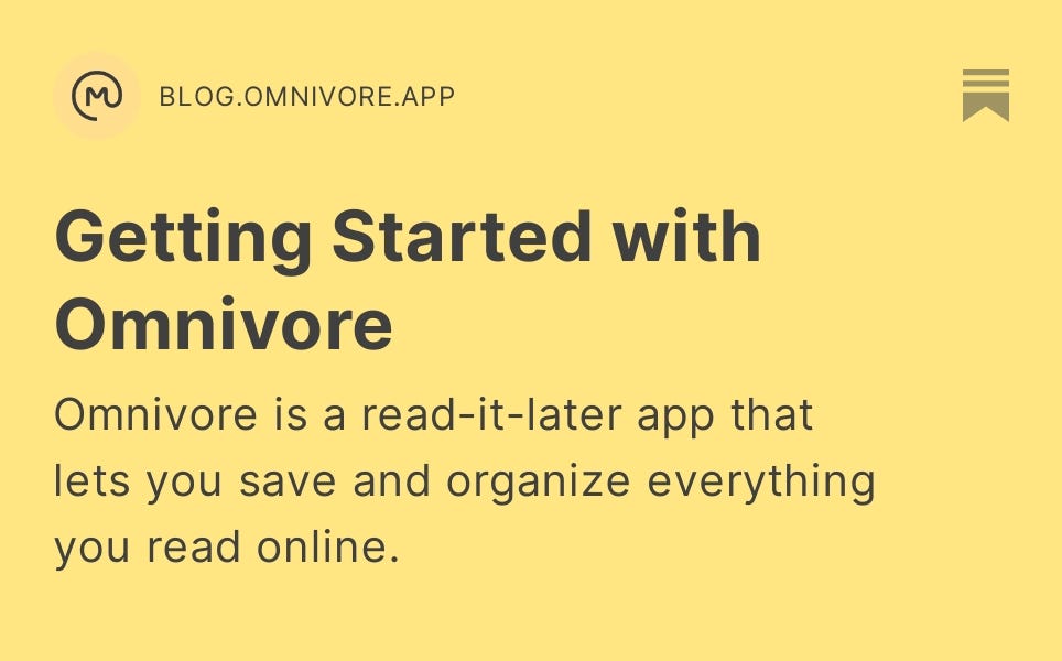 Getting Started with Omnivore - Omnivore
