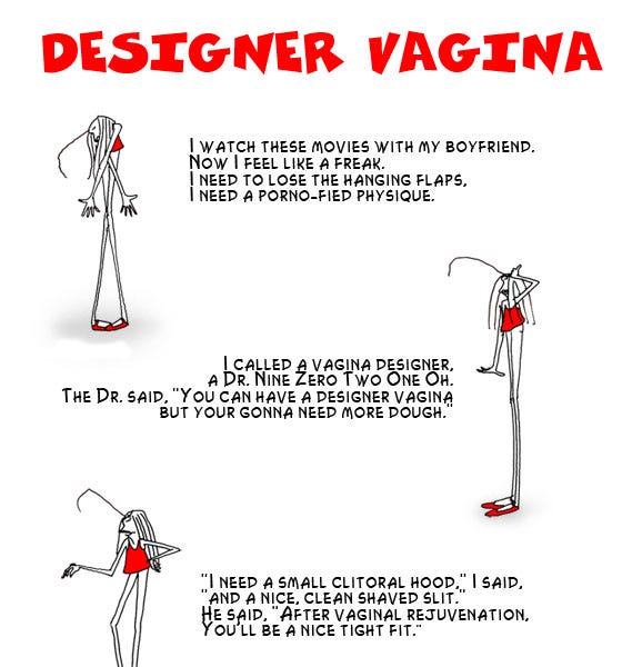Designer Vagina - by Mr. Drinkwater - Mrdrinkwater