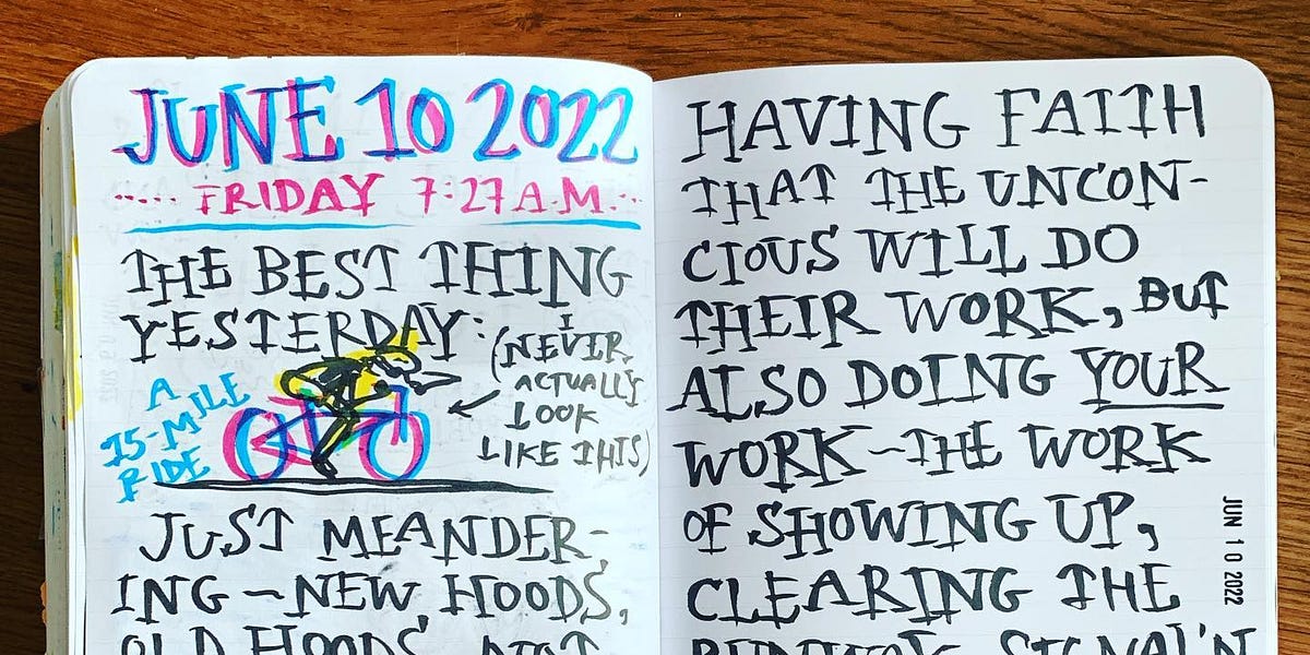 One page diary - Austin Kleon