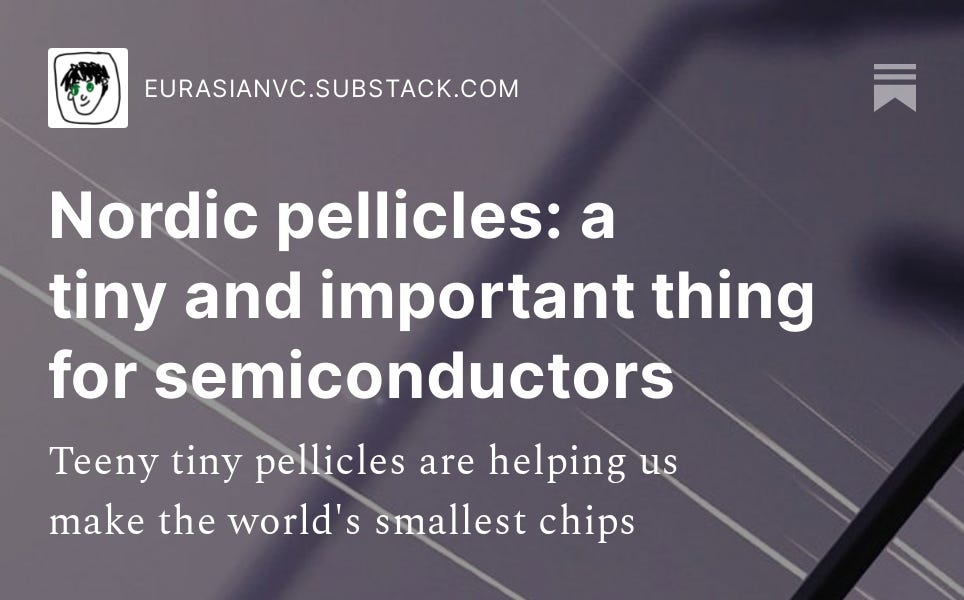 Nordic pellicles: a tiny and important thing for semiconductors